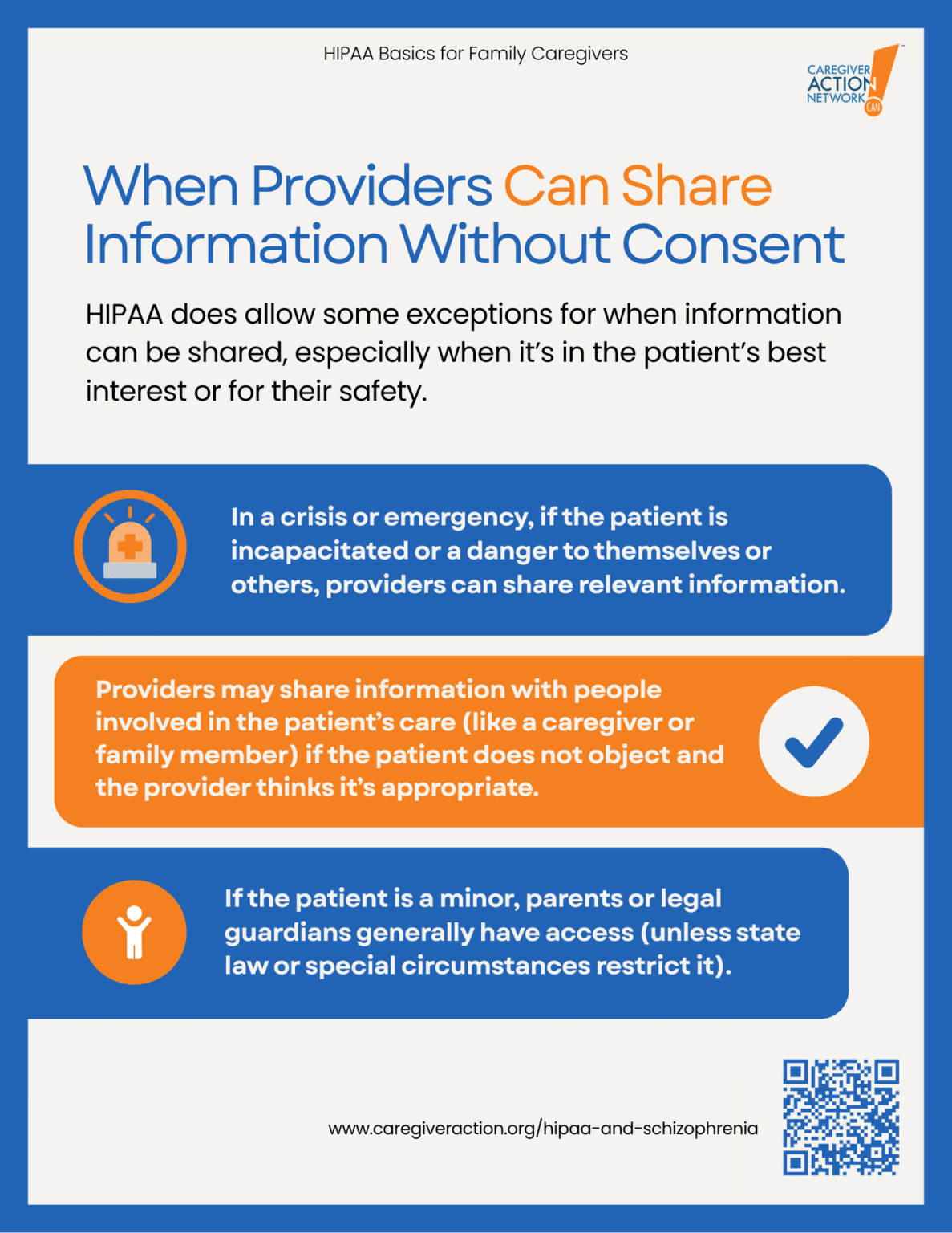 When Providers Can Share Information Without Consent | Caregiver Action ...