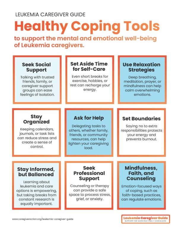 Healthy Coping Tools | Caregiver Action Network